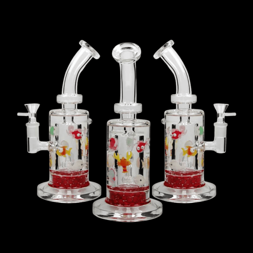Goldfish Percolator Glass Bong (26 cm) | Gorilla Bongs