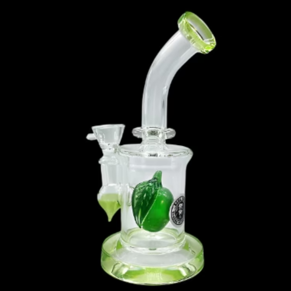 Glass Apple Percolator Bong – Elegant Glass Art | Gorilla Bongs