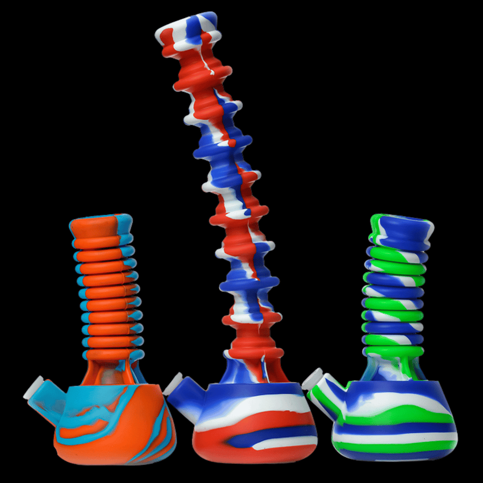 Stretchable Silicone Bong (21–38 cm) | Gorilla Bongs