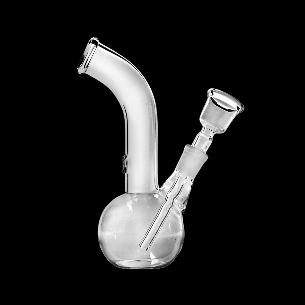 ChillDrop 16cm Bubble Mini Glass Bong – Justin Hale | Budget Small Bong ...